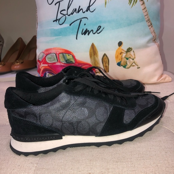 Coach | Shoes | Coach Moonlight Signature Embossed Fashion Blacksmoke ...